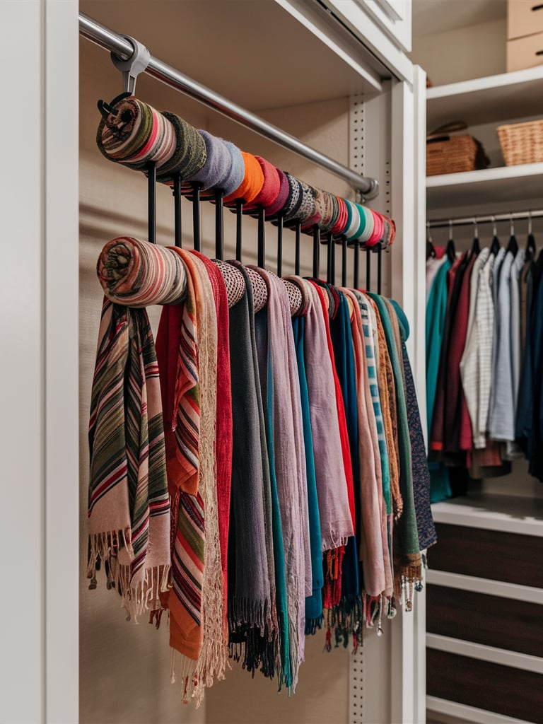 15 Scarf Storage Ideas – The DIY Desire