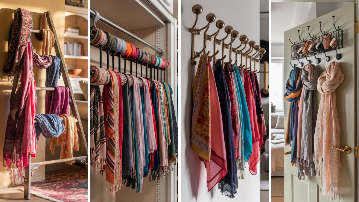15 Scarf Storage Ideas – The DIY Desire