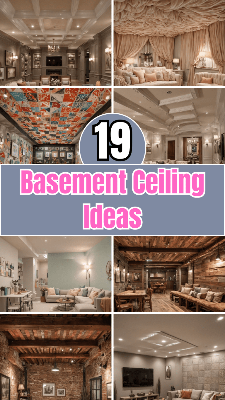 19 Basement Ceiling Ideas – The DIY Desire