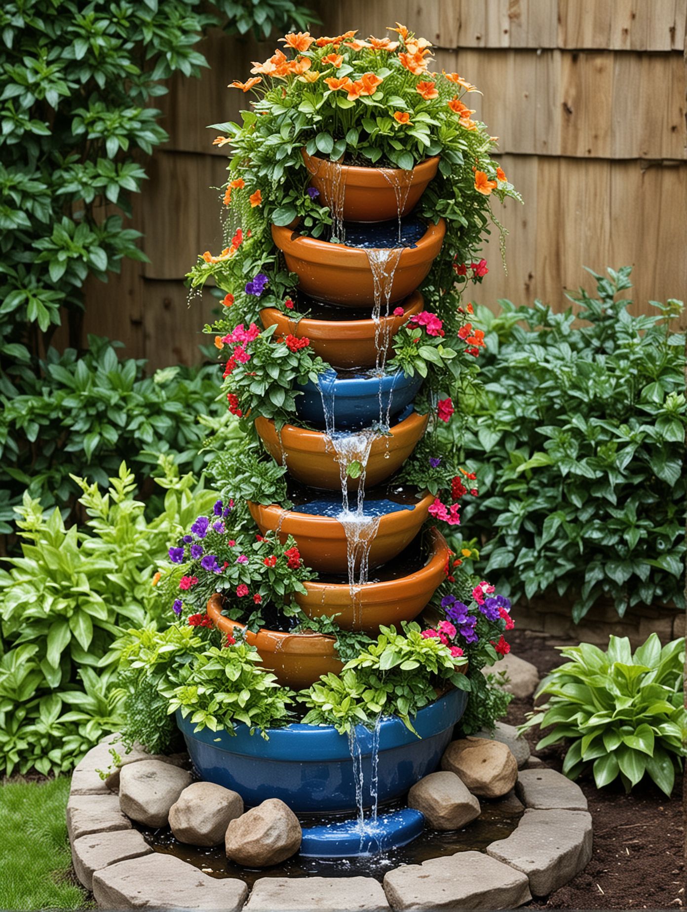 27 Small Garden Waterfalls – The DIY Desire