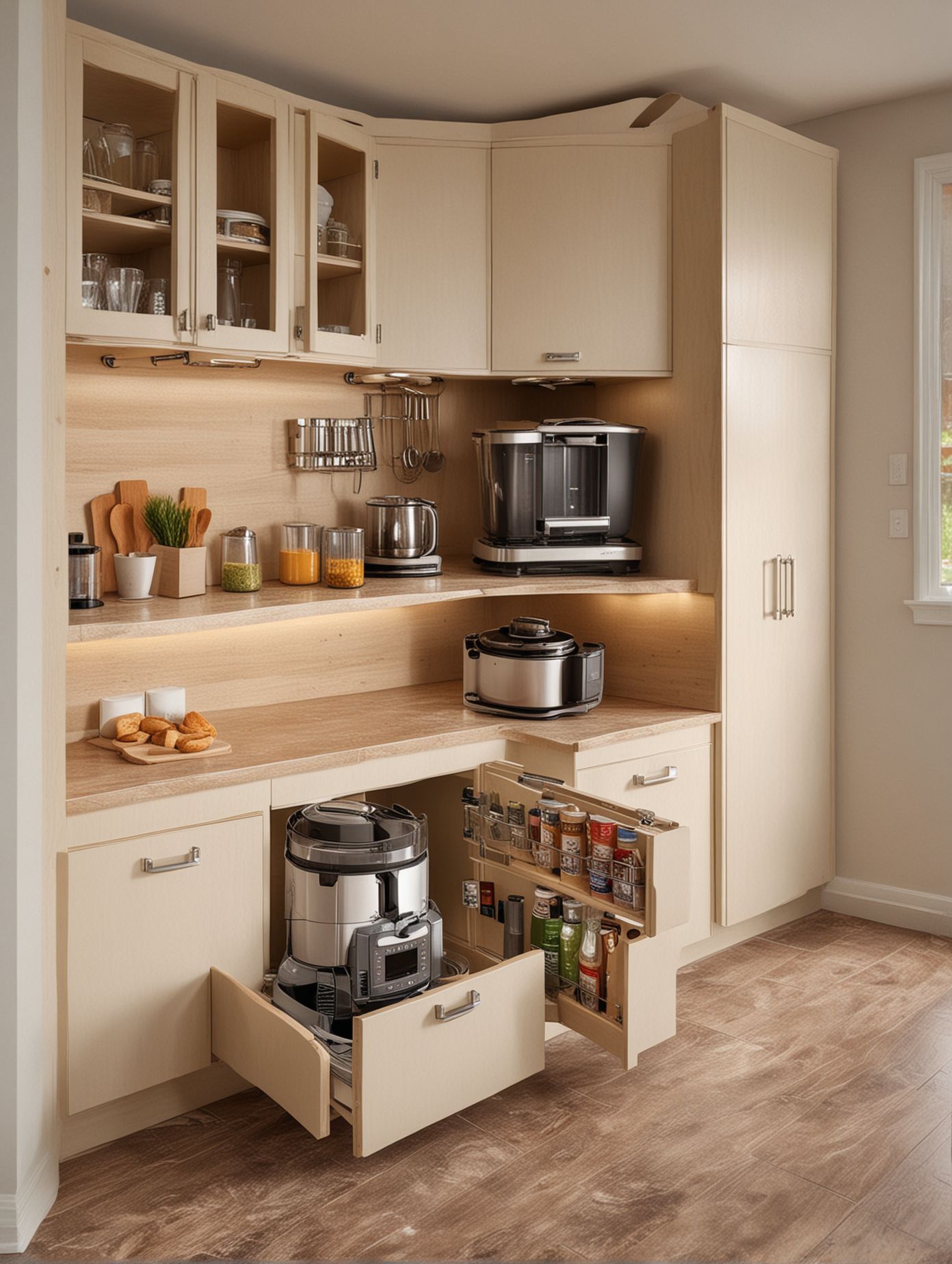 17 Kitchen Appliance Storage Ideas – The DIY Desire