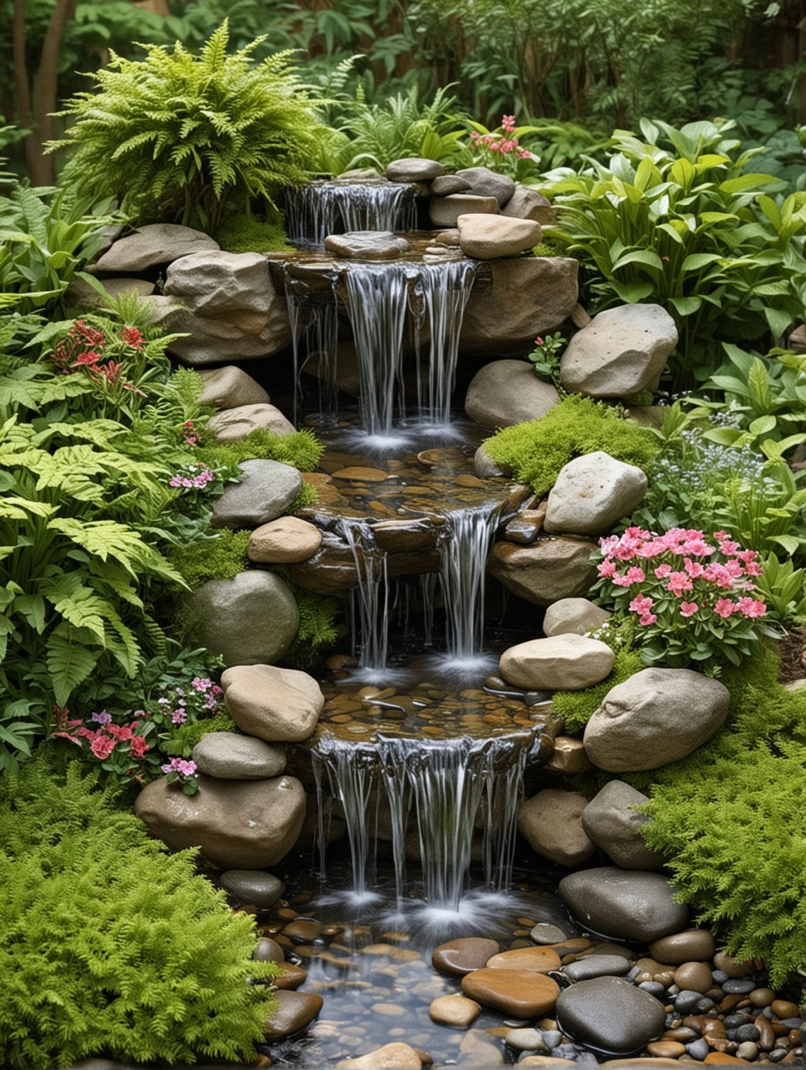 27 Small Garden Waterfalls – The DIY Desire