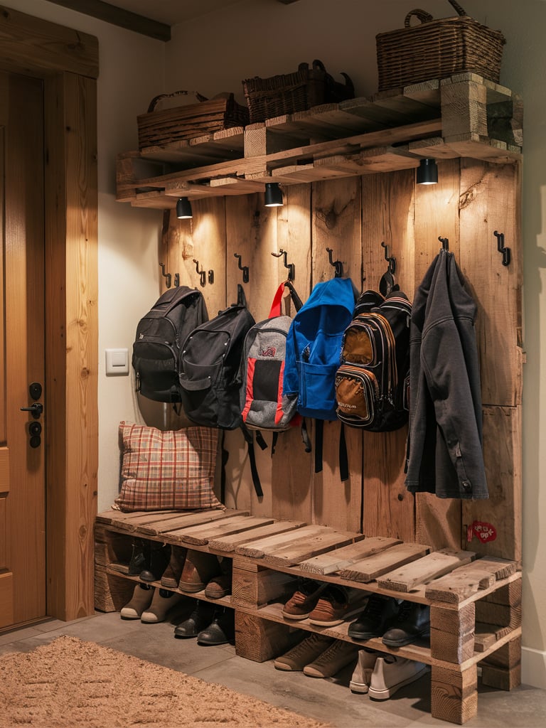 15 Entryway Backpack Storage Ideas – The DIY Desire