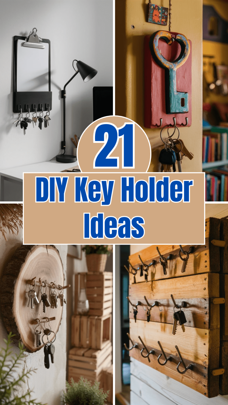 21 DIY Key Holder Ideas – The DIY Desire