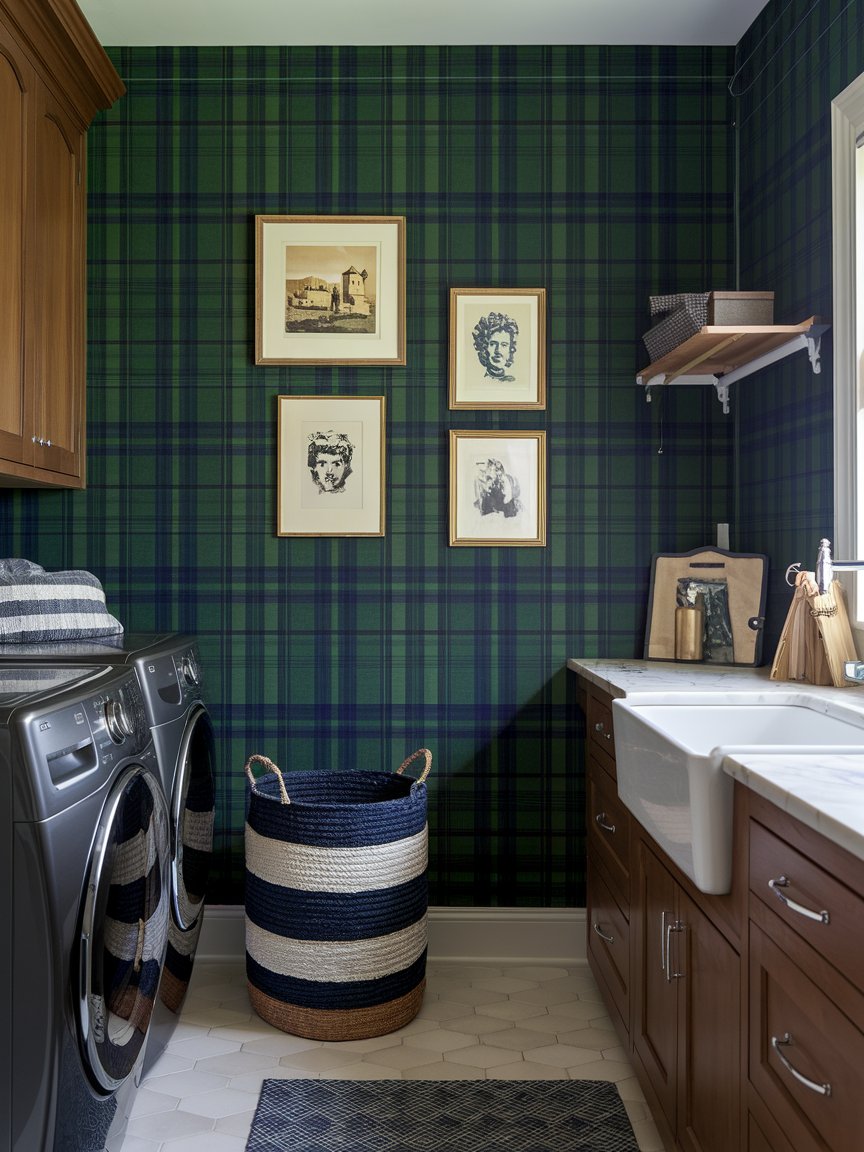 21 Laundry Room Wallpaper Ideas – The DIY Desire