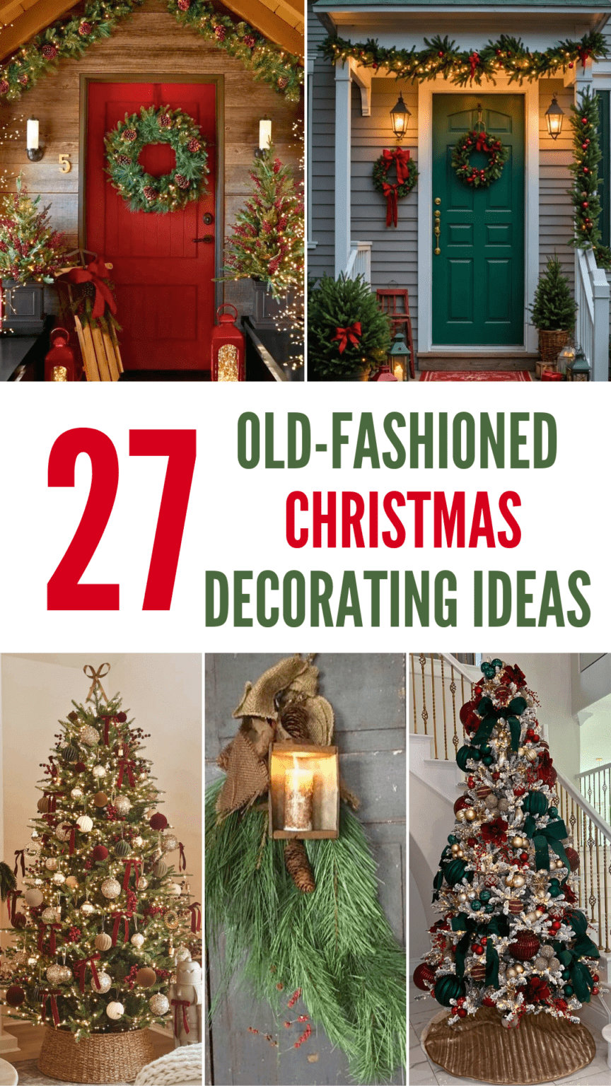 27 Old-Fashioned Christmas Decorating Ideas – The DIY Desire