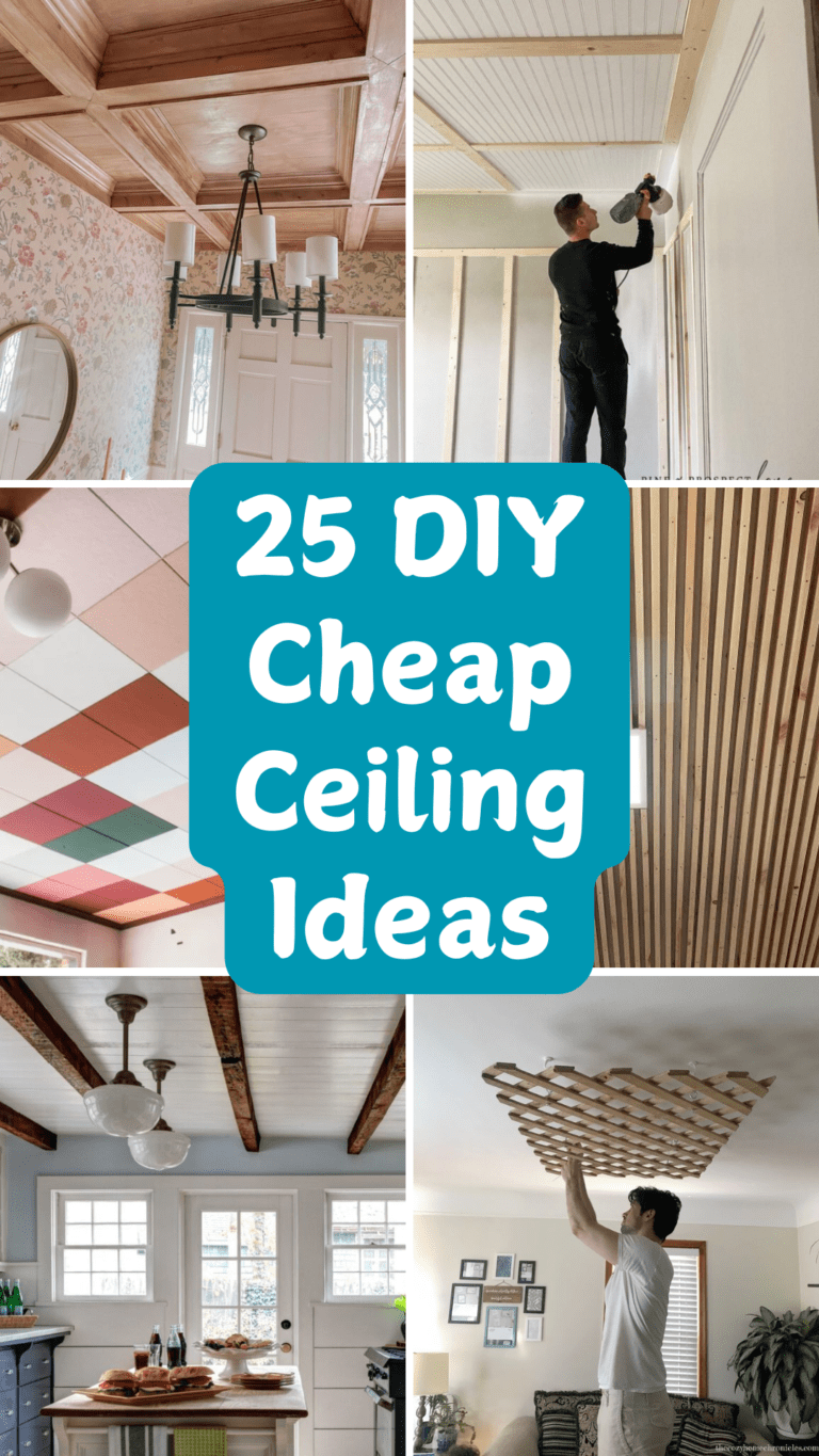 25 DIY Cheap Ceiling Ideas – The DIY Desire